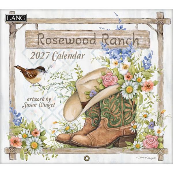 【発売日：2026年08月10日】2027年ラングカレンダータイトル：Rosewood Ranch/ローズウッド ランチ　作家：Susan Winget/スーザン・ウィンゲットサイズ：幅34×長さ60cm（レギュラーサイズ）お届け方法宅配便...
