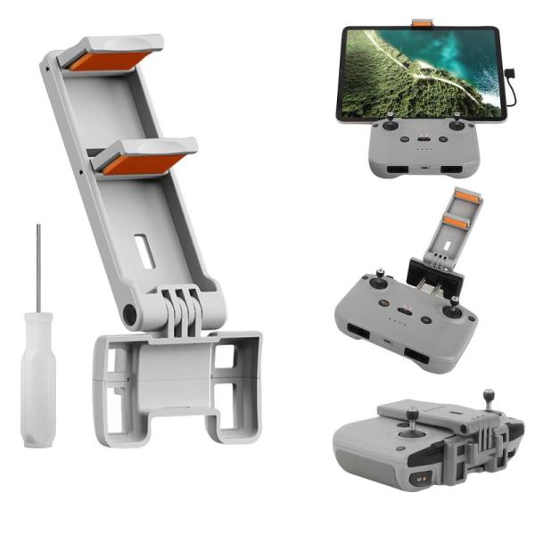 DJI AIR 3S/NEO/Mini4 Pro/Mini 3Pro/Mini 4K/Mini 2SE用 スマホホルダー タブレットスタンド DJI RC-N3/N2/N1送信機アクセサリー 折りたたみ固定ホルダー iPad Air 2/1...