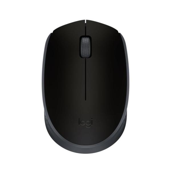 Logitech M170 2.4GHz ワイヤレス 3ボタン 光学スクロールマウス ナノUSBレシーバー付き (ブラック)【プラグアンドプレイ接続】コンピュータのUSBポートに差し込む強力で信頼性の高いUSBレシーバーを介して3秒(1)パ...
