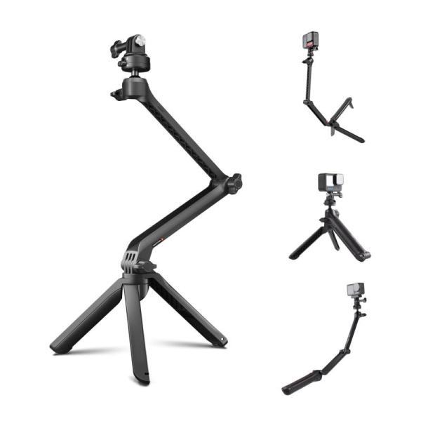 PGYTECH MantisPod Z アクションカメラ 三脚 折りたたみ設計 自撮り セルフィー Vlog ミニ三脚 DJI OSMO ACTION/OSMO POCKET/Insta360/GoPro用対応機種：GoPro/Insta3...