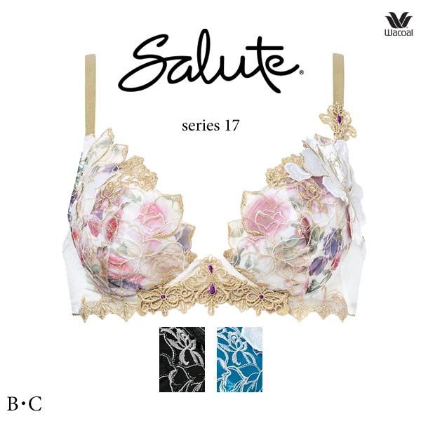 サルート[Salute] 3/4カップブラ【１７　ｇｒｏｕｐ】グリム童話の「いばら姫」からインスピレーション。絡みつくいばらをイメージした刺繍や、物語のキーアイテムであるボビンや糸車を思わせる幾何学柄のアップリケがポイント。[ＶＩＶＡ　ＬＩ...