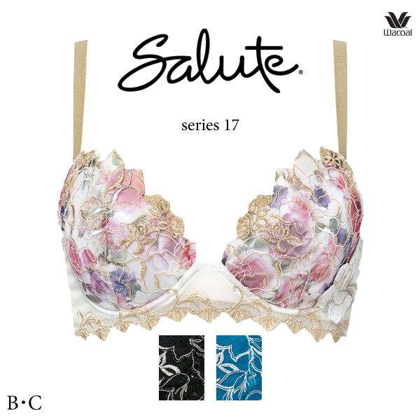 サルート[Salute] 3/4カップブラ【１７　ｇｒｏｕｐ】グリム童話の「いばら姫」からインスピレーション。絡みつくいばらをイメージした刺繍や、物語のキーアイテムであるボビンや糸車を思わせる幾何学柄のアップリケがポイント。[Ｒｅａｌ　Ｕｐ...