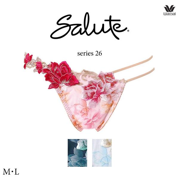 サルート[Salute] ショーツ(Tバック)ルネサンス期を代表するイタリアの画家「サンドロ・ボッティチェッリ」の作品からインスピレーションを受けたコレクション。海の泡から生まれたヴィーナスをイメージし、アルバローズというバラや貝殻モチーフ...