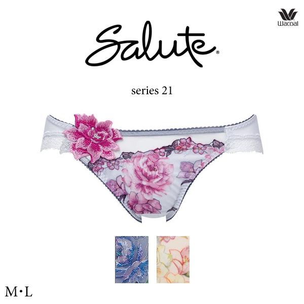 サルート[Salute] ショーツ(ノーマルタイプ)グリム童話の「ヘンゼルとグレーテル」を思い浮かべてデザイン。グレーテルという愛らしいバラがモチーフ。二人が彷徨う深い森や、お菓子の家を、大人っぽく表現したカラーリングにご注目。[はきこみ丈...