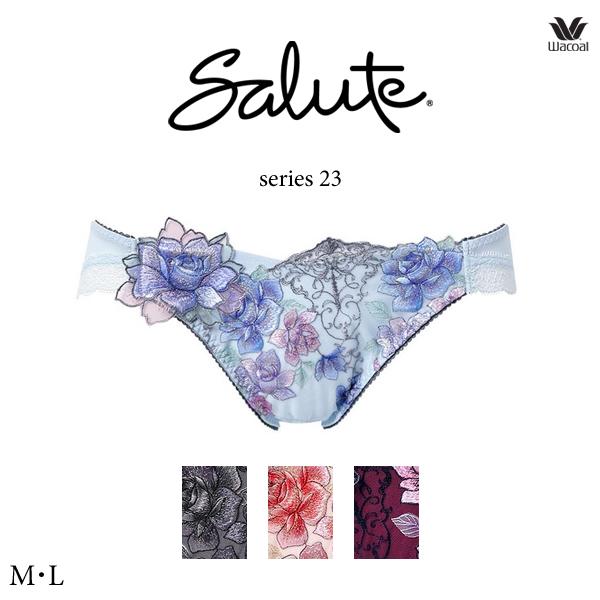 サルート[Salute] ショーツ(ノーマルタイプ)アール・ヌーヴォーを代表する画家である「アルフォンス・ミュシャ」の作品からインスピレーションを得たコレクション。ミュシャの作風に見られる透明感のある色彩をオンプリント手法で表現し、ゴージャ...