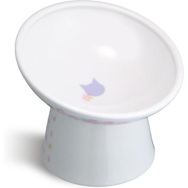 レギュラー（目安体重）3〜5kg器部分直径13.4cm・深さ4.8 cm、食器高さ8.5cm-11.2cm フード容量：35-55g素材／材質：陶器■特長【フードが手前に集まり、食べやすい】 器部分に斜め15度の傾斜をつけることで、フードが...