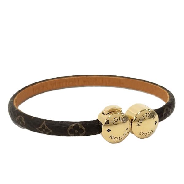 ◆商品ランク未使用に近い◆商品情報・カラー：ブラウン/ゴールド・素材/ライン：レザー/メッキ・腕周り：最大約16(cm)・モチーフ：W 2×H 1.6 (cm)・幅：0.5(cm)※多少の誤差はご了承下さい。・製造番号：BC4261◆付属品...