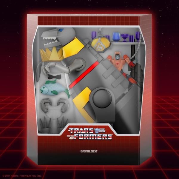 トランスフォーマー  SUPER7 アルティメイツ　グリムロック輸入品につき箱にスレ、傷みなどある場合がございます。予めご了承ください。発売済みの商品と予約商品は分けてご注文ください。また、発売月が違う予約商品も分けてご注文ください。