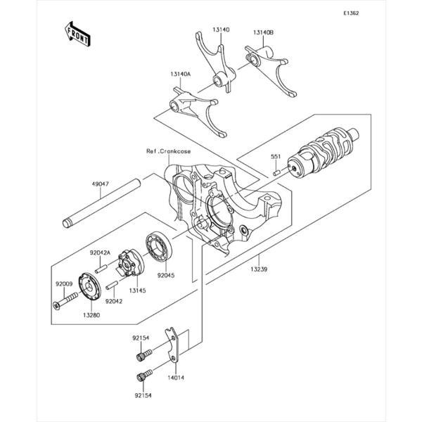■見出し番号：13239<br><br>※画像内の番号と、見出し番号を参照してください<br>※適合をご確認頂く場合は、車体番号を明記の上お問い合わせください。◇以下ご確認の上ご注文ください。◇※画像はイ...