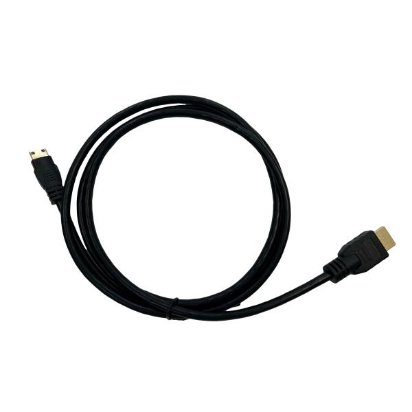 HDMIケーブル1.5mです   【HDMI TypeA 雄】-【HDMI TypeC/ミニHDMI 雄】 4K/30Hz対応　HDMI HIGH SPEED HDMI CABLEに準拠