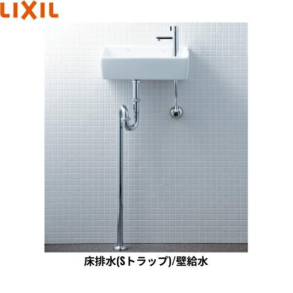 イナックス[INAX]狭小手洗シリーズ手洗タイプ(角形)L-A35HA/BW1ハイパーキラミックカラー：ピュアホワイト壁給水床排水[Sトラップ]陶器寸法：360x180x130mm一般地・寒冷地共用