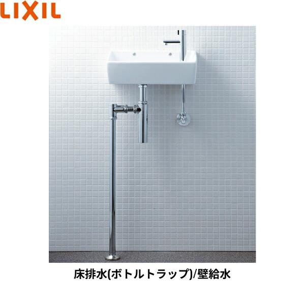 イナックス[INAX]狭小手洗シリーズ手洗タイプ(角形)L-A35HP/BW1ハイパーキラミックカラー：ピュアホワイト壁給水床排水[ボトルトラップ]陶器寸法：360x180x130mm一般地・寒冷地共用