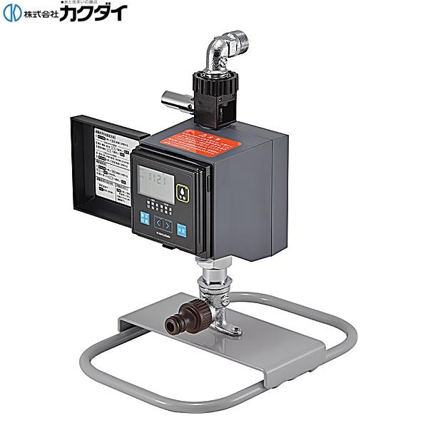 カクダイ [KAKUDAI]502-323移動コンピューター(凍結防止つき)●ブレードフレキなどで簡単に潅水コンピューターが設置・収納できます。●土中には取付けないでください。●501-401雨センサーが接続できます。●電池は別売●各種電磁...