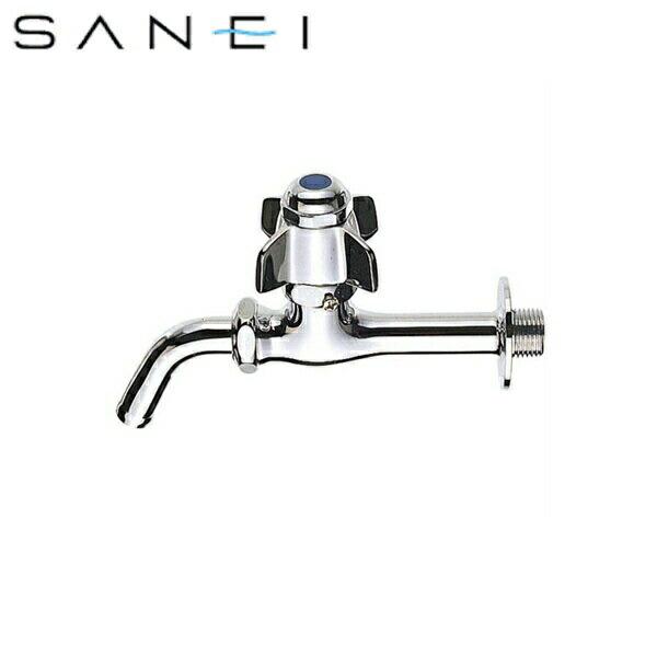 三栄水栓［SANEI］自閉ホーム水栓Y229A-13吐水口：PY12J-64X-16ハンドルを回すと吐水し、はなすと止水します。[返品・交換不可]