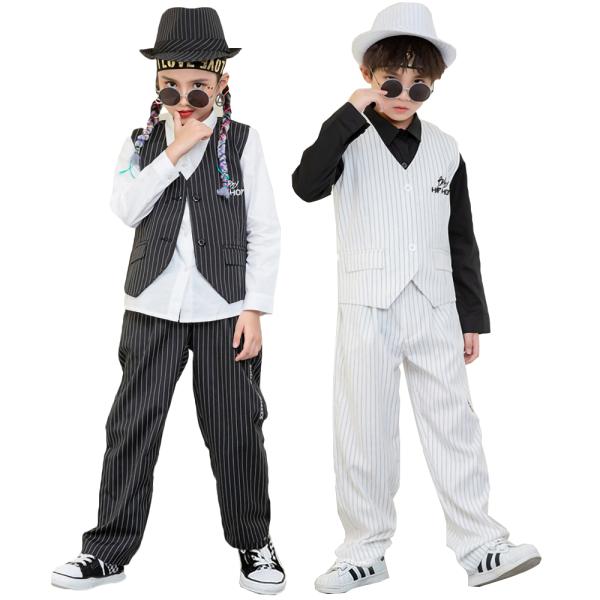 関連キーワード：キッズ ダンス衣装 ヒップホップ セットアップ HIPHOP ロック ダンス衣装 男の子 女の子 Popping locking 舞台 ステージ衣装 キッズダンス衣装 スーツ ベスト スラックス 白 黒素材：ポリエステル参考...