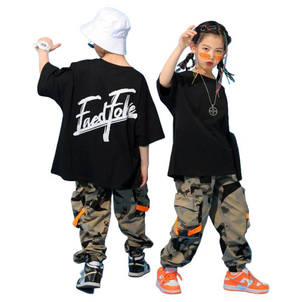 関連キーワード：キッズ ダンス衣装 子供 男の子 女の子 子供服 黒tシャツ 半袖 カーゴパンツ ロングパンツ 迷彩パンツ おしゃれ ダボダボ 舞台 練習 ロゴ ストリート 原宿風 ステージ 普段用 日常用商品内容：単品のみ素材：綿混紡推奨...