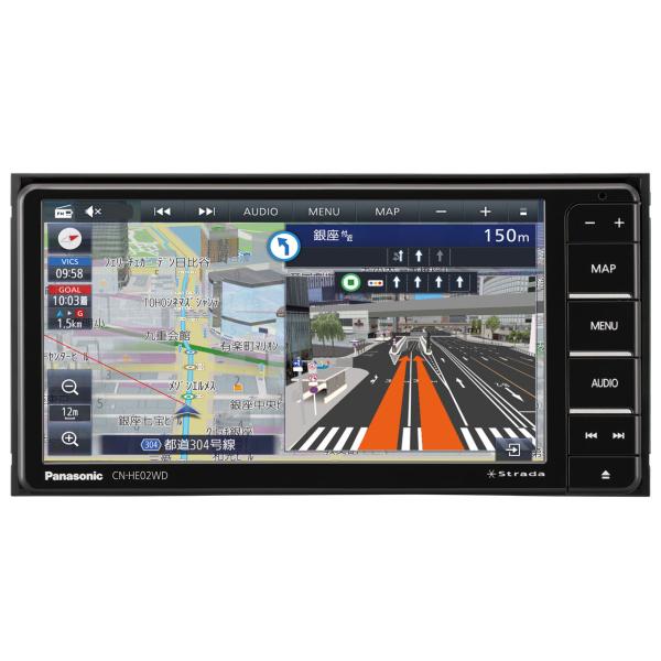 画面サイズ：7V型(インチ) 設置タイプ：一体型(2DIN) TVチューナー：フルセグ(地デジ) 記録メディアタイプ：メモリ Bluetooth：○