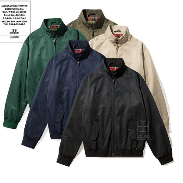 G9 ジャケット ミリタリージャケット メンズ 無地 ハリントンジャケット HARRINGTON JACKET スイングトップ型 ジャケット 裏地有り 紳士 春 秋 スウィングトップ メンズアウター おしゃれ ブルゾン  ジャケット ライト...