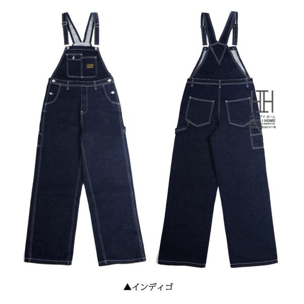 デニム オーバーオール メンズ アウトドア キャンプ 作業服 男女兼用 デニム インディゴ ストライプデニム メンズ レディース 大きいサイズ ユニセックス 大きめ ゆったり アメカジ カジュアル ストリート ワークウェア 作業服 作業着 ...