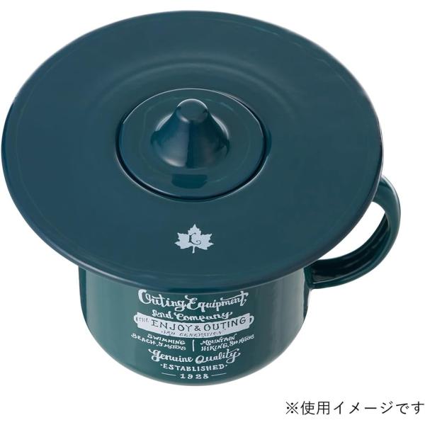 総重量：（約）90g、サイズ：（約）直径13.3×高さ5cm、収納サイズ：（約）直径13.3×高さ3cm、構成：本体、蓋主素材：スチール（琺瑯加工）