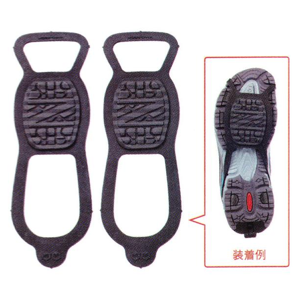 目安サイズ：23.0〜28.0cm、素材：バンド部：ゴム、滑り止め部：ハイドロストッパー、重量：約125g（ペア）、