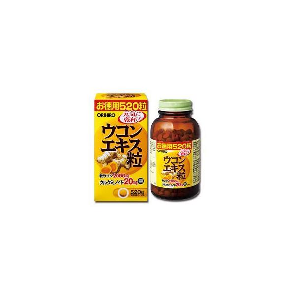 ウコン粉末と高濃度に抽出したエキス末をバランス良く配合しました。お酒の好きな方や毎日の健康管理にご利用ください。● 商品名 ： ウコンエキス粒徳用● 内容量 ： 130g（520粒）● メーカー名 ： オリヒロ● 出荷予定日 ： ２〜４日予...