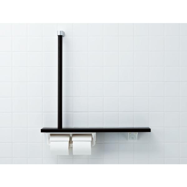 LIXIL/INAX　紙巻器付NKF-6WU2Rトイレでの安全に配慮した手摺です。棚下 785x120x121手すり　600x30π*カラーLL-クリエラスク、LM-クリエモカは、注文後1週間かかります。
