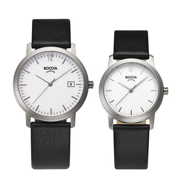 ドイツ軍用時計を手がけたドイツ名門時計メーカーTUTIMA社のサブブランドである『BOCCIA TITANIUM(ボッチアチタニウム)』が手がけたミニマムなペアウォッチ。身に着けていることを忘れるくらいの軽さは、純度99.0〜99.7%のチ...