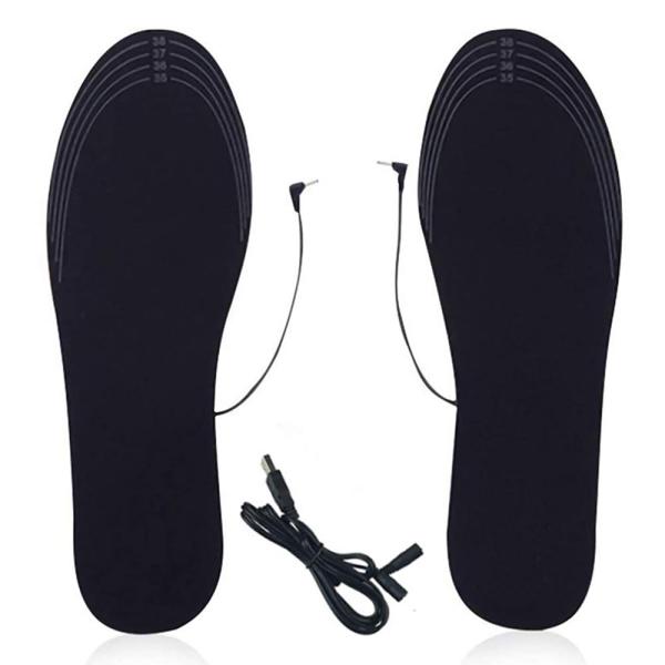 【防寒対策に効果的】電熱線内蔵で軽くてあったかインソールですソール全面に張り巡らされた電熱線により、かかとからつま先まで効果的に保温でき、底冷えから足を守ります冷え性の方や防寒対策に効果的!※本製品は蓄熱効果がありません、加熱しながらインソ...