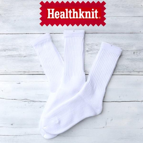 ■Brand Name■Healthknitヘルスニット■Item Name■WHITE HI 3p Socksホワイト無地 クルーソックス 3足セット[Lot/191-3106]■Detail■世界中で愛される創業100年以上の老舗 ウェ...