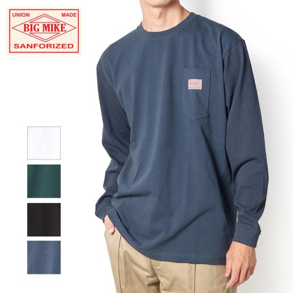 ■Brand Name■BIG MIKEビッグマイク■Item Name■Sunglasses Pocket L/S Teeサングラスポケット 長袖 Tシャツ[Lot/102438300]■備考■【5,000円（税込）以上ご購入で送料無料】...