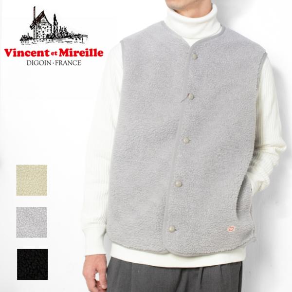 ■Brand Name■Vincent et Mireilleヴァンソンエミレイユ■Item Name■BOA VESTボアベスト[Lot/VM252BL25040]■Word■VincentetMireille VM252BL25040 ...