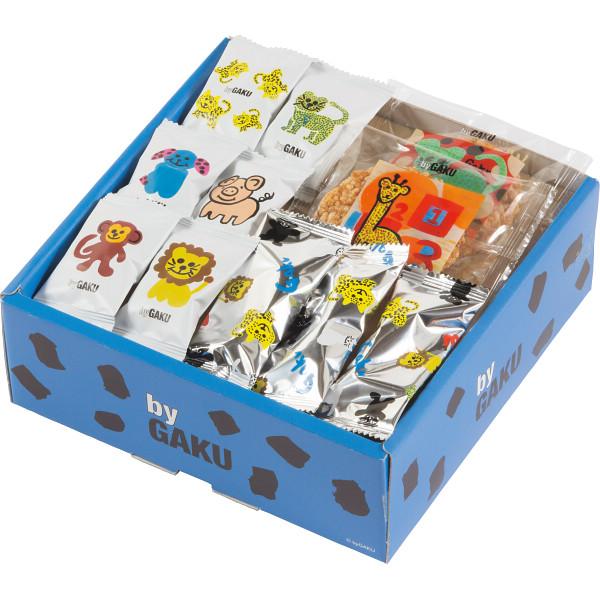 自閉症アーティストのGAKUさんの絵をパッケージに使用した、おかきとおせんべいのギフトです。●おかき・ひねりあげ個包装100g、おこげせんべい×2原産国または加工地/JPN：日本※アレルギー：小麦、えび、大豆、ごま化粧箱入パッケージサイズ：...