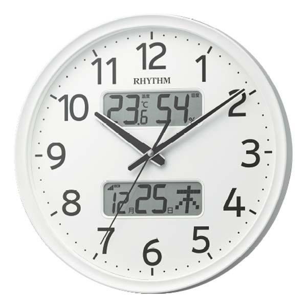 【包装なしを選択することで、資材の削減とごみの増加を防ぐことができ地球環境の保護と持続可能な社会の実現（SDGs）に貢献することになります。 】コチコチ音がしない連続秒針の液晶表示付電波掛時計です。大きな文字板で、時間も温湿度もカレンダーも...