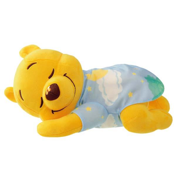 赤ちゃんの心拍数に合わせた曲で心地よい眠りに誘う「ぐっすりメロディ」と、ぐずり泣きに効果があると言われる「胎内音」が入った、くまのプーさんのぬいぐるみ。(※ぐっすりメロディとは、日本音響研究所と共同開発の寝かしつけのために開発されたオリジナ...