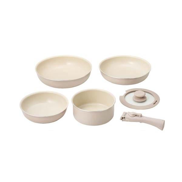 現品(18cm蓋付片手鍋)約19φ×7.8cm・本体重量=約440g、(20cmフライパン)約21.5φ×5.5cm・本体重量=約360g、(26cmフライパン)約27.5φ×5.6cm・本体重量=約472g、(28cm深型フライパン)約2...