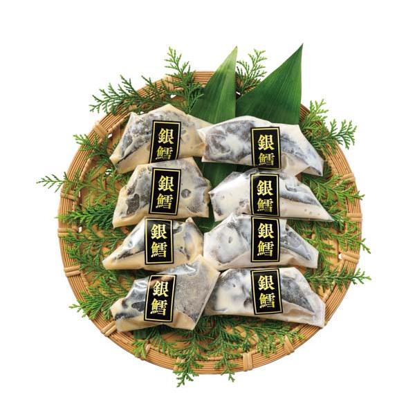 さまざまな種類の魚を丁寧に手切り手仕込みにて仕上げました。銀だら西京漬・銀だら粕漬各60g×各4(全て骨取り切り身)※アレルギー：大豆