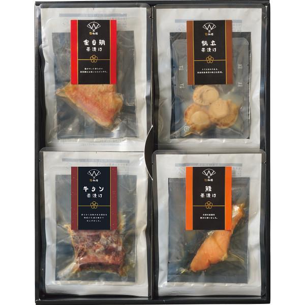 機内食でも採用された本格出汁茶漬けのセットです。大きな具材と、出汁にもこだわり、贅沢なひとときを堪能いただけます。お湯を注ぐだけで本格だし茶漬けをぜひ。・お茶漬け(金目鯛・鮭・厚切牛タン・帆立)各1、だしつゆ×4、具材×4・箱サイズ：約26...