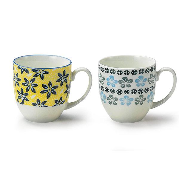 毎日の生活に重宝するマグカップに花柄をあしらいました。華やかな見た目で、心も弾むオトナ可愛いデザイン。北欧テイストの個性ぞろいのうつわが食卓を楽しく、そしてパッと明るくしてくれます。　　　内容：　　　　　　マグカップ×2　　　サイズ：　　　...