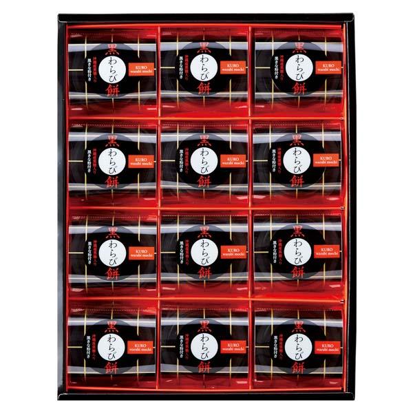 黒わらび餅89g×12箱サイズ:341×259×48（80サイズ）※アレルギー：大豆・ごま常温配送