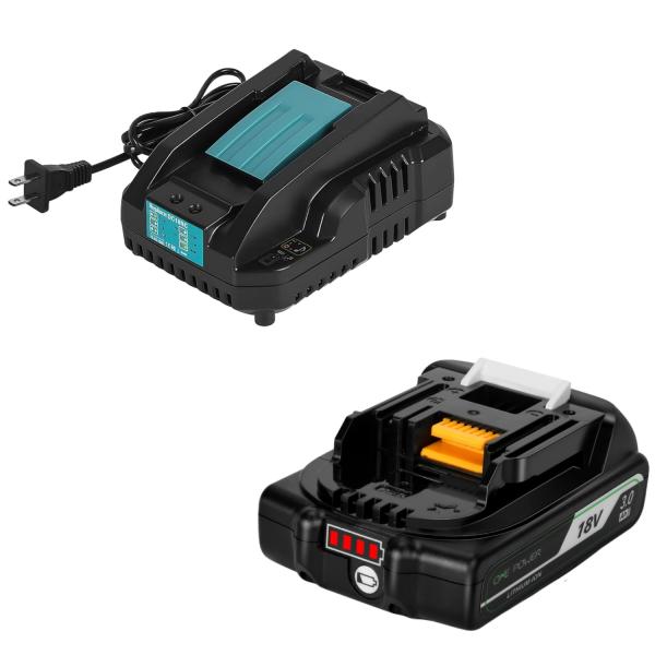 ★改良モデルで、安全性と耐久性をさらに向上させた高性能バッテリー＆急速充電器セットです。【商品仕様】バッテリー型番：マキタ 18V バッテリー互換品 BL1830B ■18V / 3.0Ah ■リチウムイオン電池 充電器：マキタ急速充電器 ...