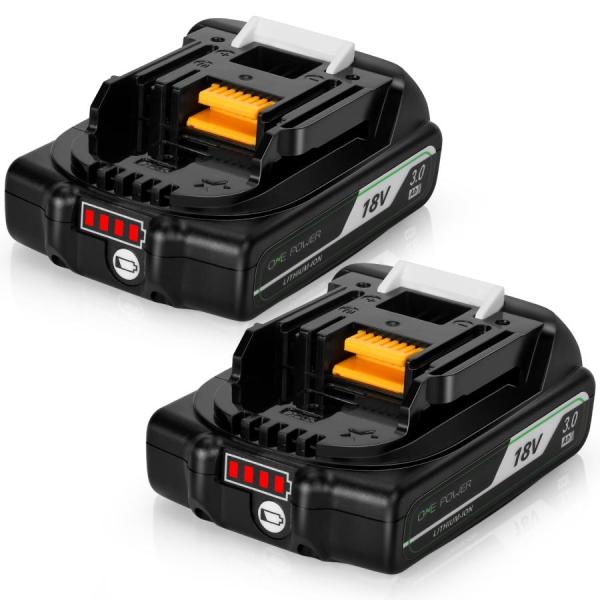 【セット内容】・ONEPOWER BL1830B 18V 3.0Ah互換バッテリー ×2【商品仕様】・ブランド：ONEPOWER・型番：BL1830B・電圧：18V・容量：3.0Ah（3000mAh）×2・電池種類：リチウムイオン電池・対応...