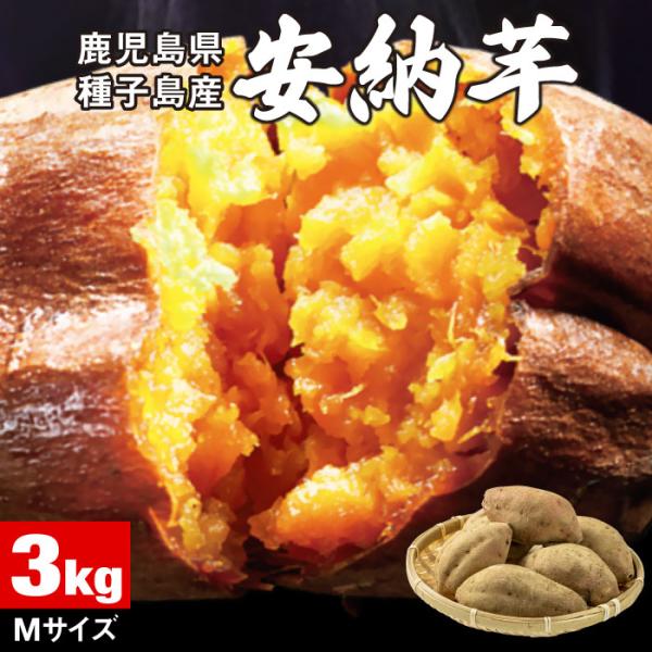 ◇名称安納芋（生芋）◇産地名国産（鹿児島県種子島産）◇内容量3kg※サイズや個数にはバラつきがあります。