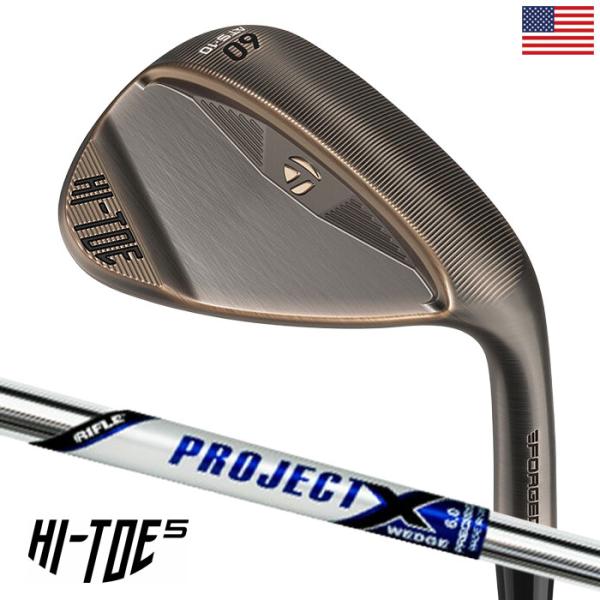 テーラーメイドHi-Toe 5 Wedge ウェッジメンズ 右用PROJECT X WEDGE スチールシャフト2026年モデル USA直輸入品 並行輸入