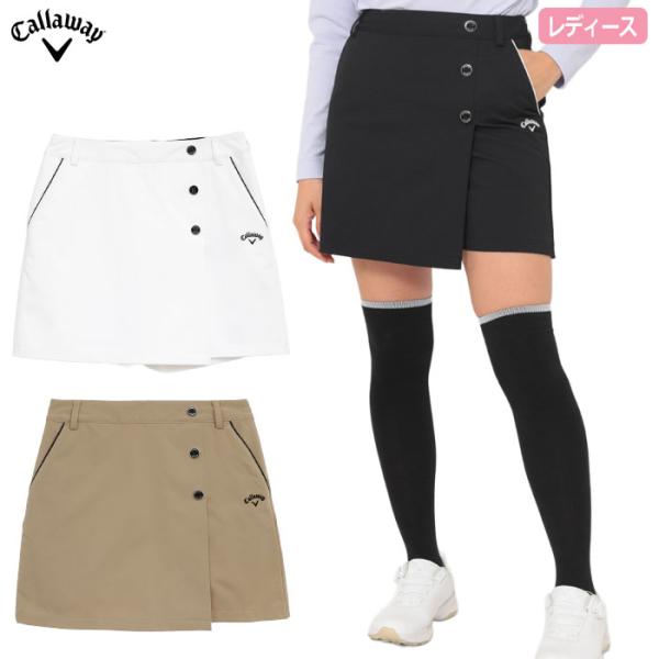 全方向に伸縮性のある8WAYの綾目素材を使用したスカートです。ショートパンツ一体型のスコートタイプで、動きやすさと安心感を兼ね備えています。フロントにはオリジナルロゴ入りのボタンをあしらい、ウエスト後ろはラメ入りのゴムベルト仕様で、デザイン...