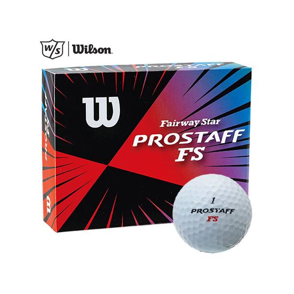 【スペック】製品名：PROSTAFF FS 2ピース ゴルフボールボール構造:2ピース構造ディンプル数（個）:440カバー素材:ハイスピード・アイオノマーコンプレッション:90ヘッドスピード:全領域対応ボール番号：1、2、3、5カラー：ホワイト