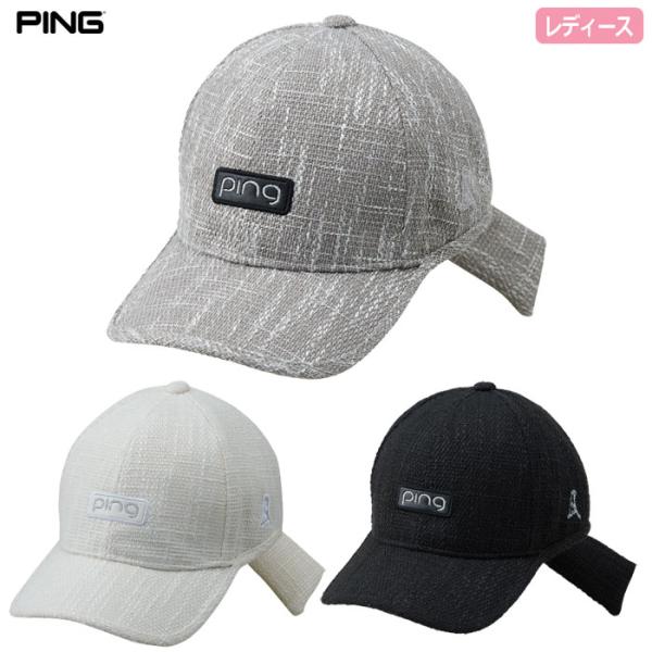 ・イヤーカーブデザインで耳が痛くなりづらい仕様・ツイード生地が秋冬のウェアと相性抜群・正面のPUロゴパッチとリボンがおしゃれなキャップ・リボンは取り外し可能で、その日の気分でテイストを変えて使えるアイテム・サイズ調整：面ファスナー品番：HW...