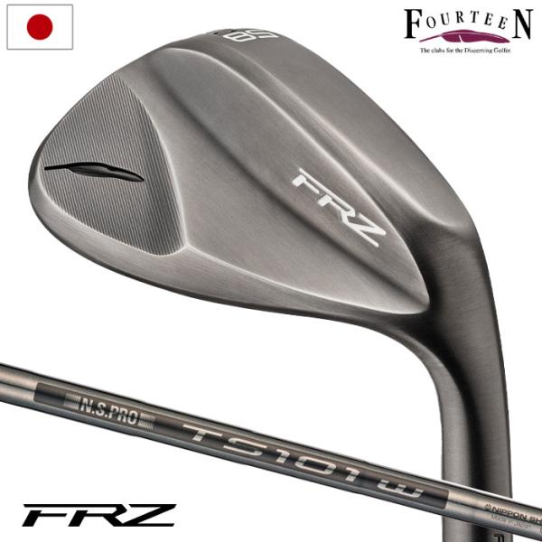 フォーティーンFRZ ウェッジスモーキーサテン仕上げメンズ 右用N.S.PRO TS-101w スチールシャフト