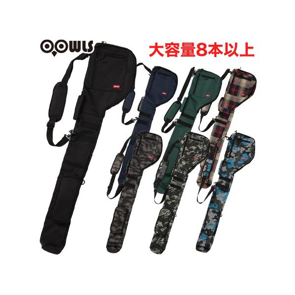 打ちっぱなしの練習場、ショートコースに重たいキャディバッグはもう必要なし！超軽量なのに大容量(クラブ8本以上収納可能)なショルダータイプのソフトクラブケース。