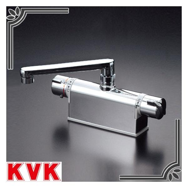 価格.com - KVK デッキ形サーモスタット式混合栓(取付ピッチ100mm) KM771T (水栓金具) 価格比較